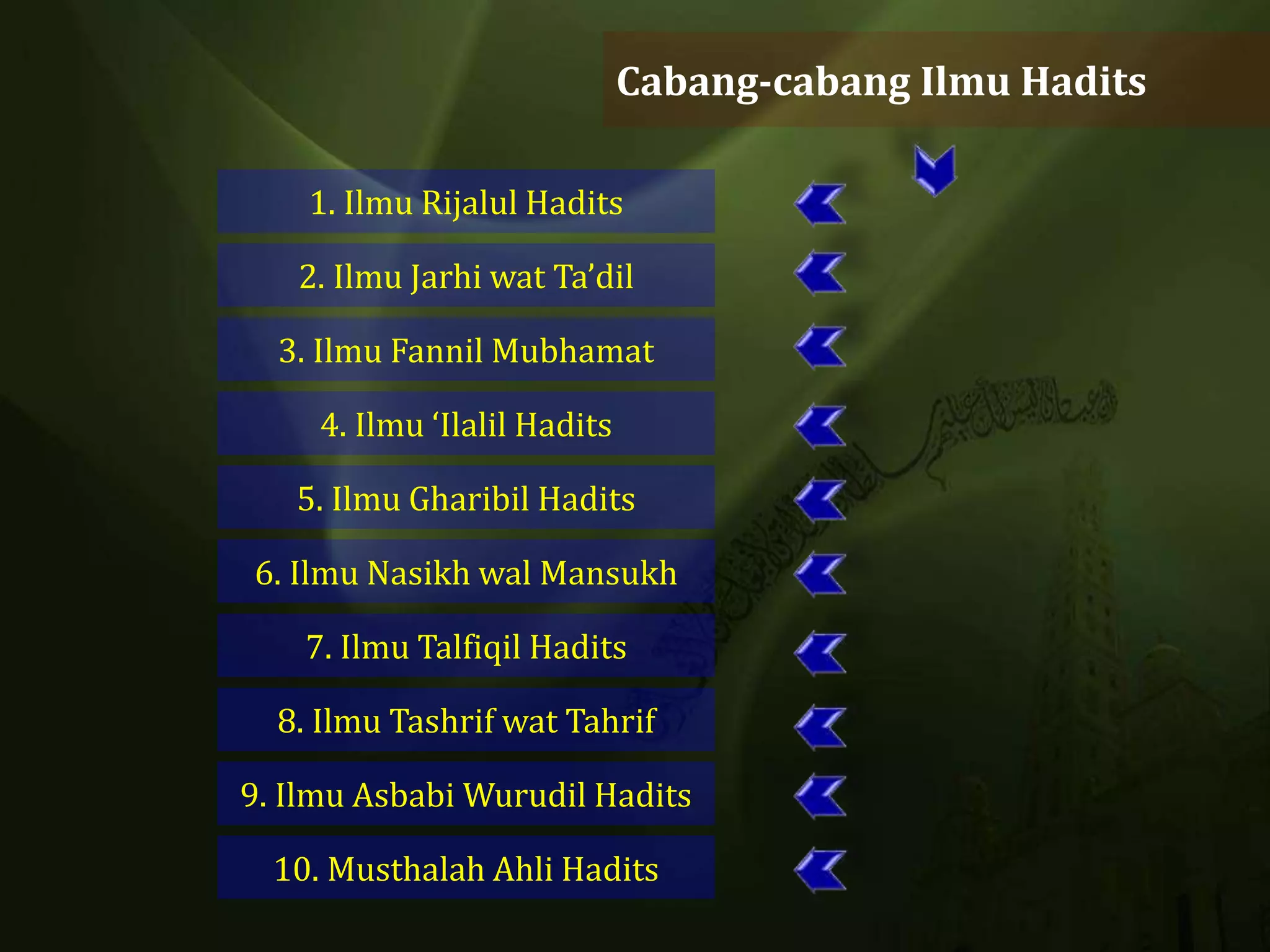 Sumber Hukum Islam Al-Hadist.ppt