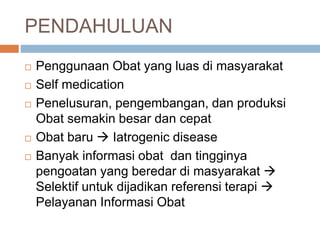 Sumber informasi obat | PPTX