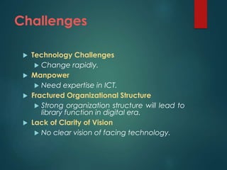 Electronic Information Resources : Librarian's Roles, Advantages ...