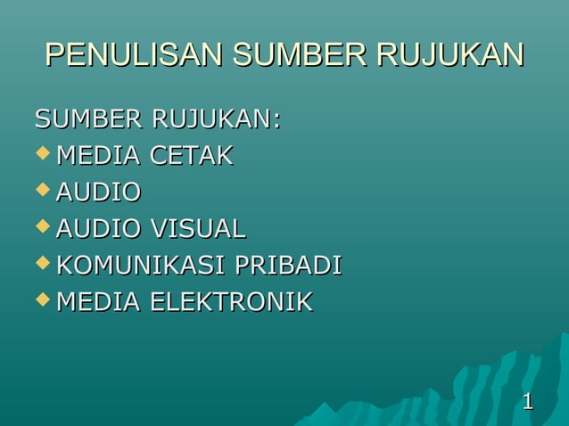 Sumber rujukan | PPT