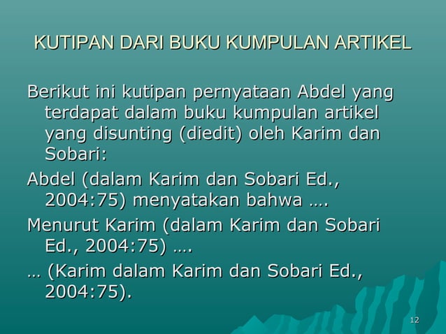Sumber rujukan | PPT