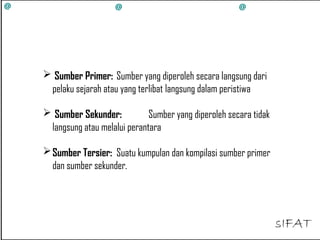 SUMBER SEJARAH 22 vHistory for education, materi Sejarah.pptx
