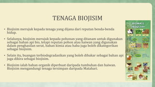 BEKALAN TENAGA YANG BOLEH DIPERBAHARUI | PPTX
