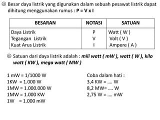 Sumber tenaga listrik. | PPTX