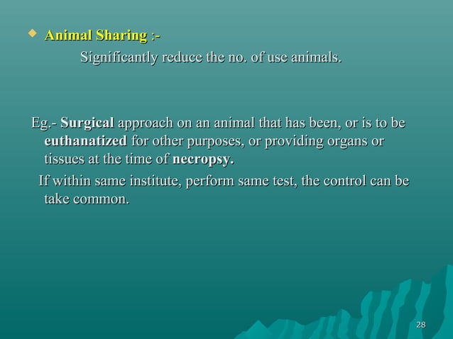 s.s.c (Alternative to animal study) | PPT