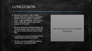 HAZARDOUS EFFECT OF MOBILE PHONE ON HUMANS | PPTX