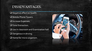 HAZARDOUS EFFECT OF MOBILE PHONE ON HUMANS | PPTX