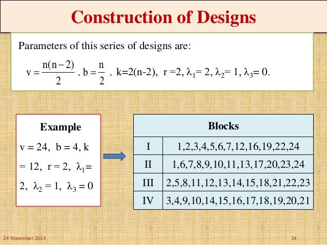 THREE-ASSOCIATE CLASS PARTIALLY BALANCED INCOMPLETE BLOCK DESIGNS IN…