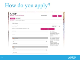 Su meet the employers arup | PPT