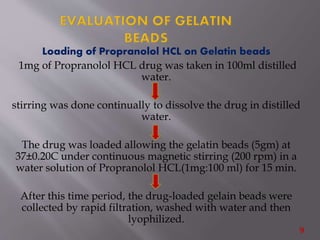 SUSTAINED RELEASE BEADS | PPTX | Pharmaceutical Drugs | Medical Health