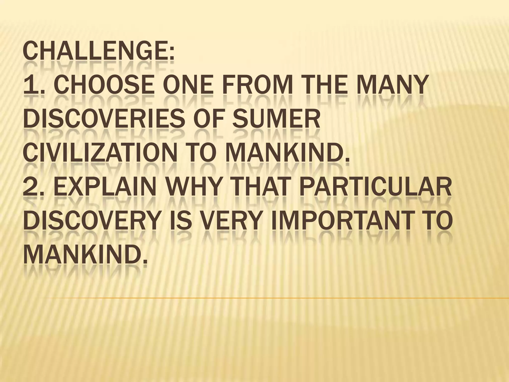 Sumer civilization | PPTX