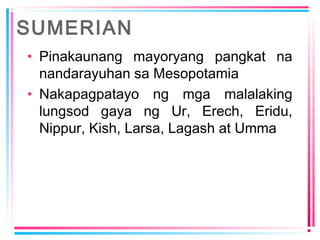 Sumerian | PPT