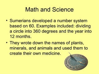 Sumerian achievements | PPT