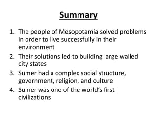 Sumerian city | PPT