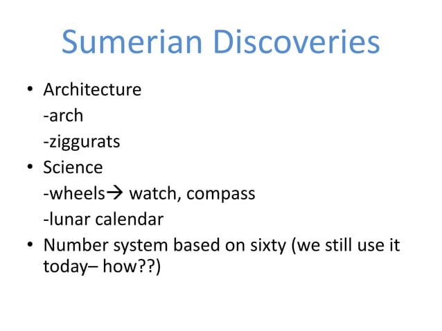 Sumerian civilization | PPTX | Geography | Science