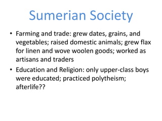 Sumerian civilization | PPTX