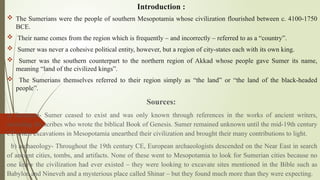 sumerian civilization SOCIAL AND POLITICAL HISTORY OF SUMERIAN ...