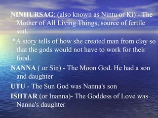 Sumerianmythologypp | PPTX