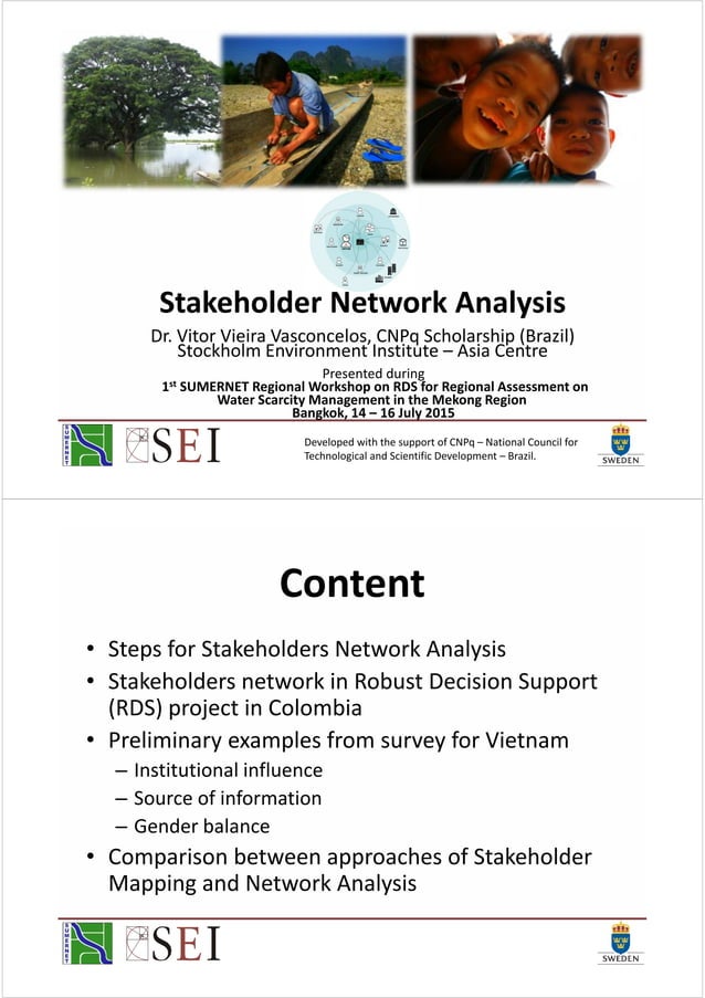 Stakeholder Network Analysis | PDF