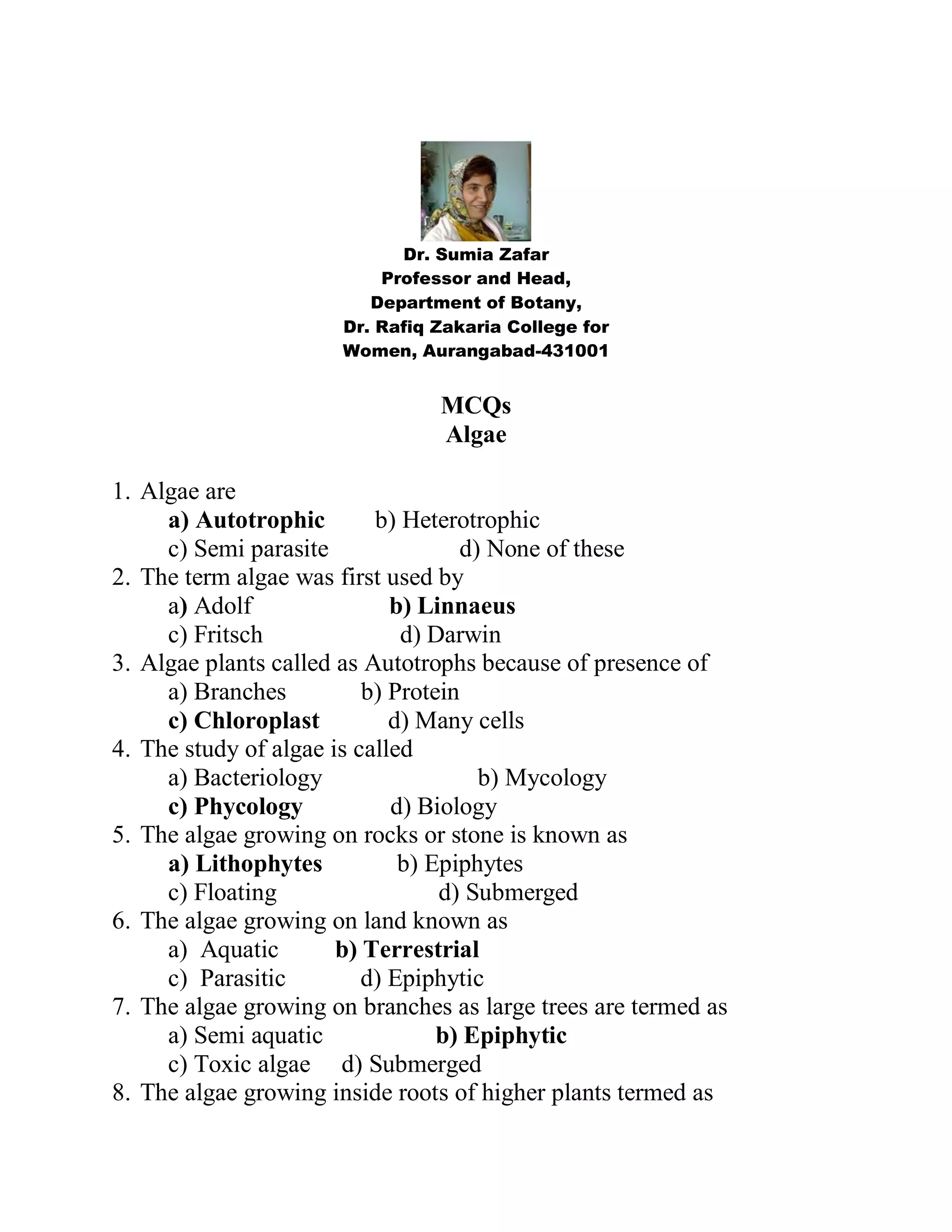 Sumia fatima mc qs-algae | PDF