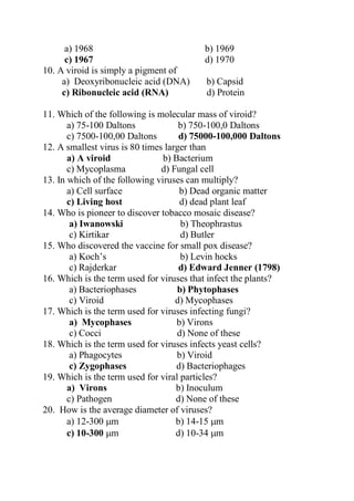 Sumia fatima mc qs -virus | PDF