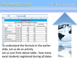 Sumif () ppt | PPTX