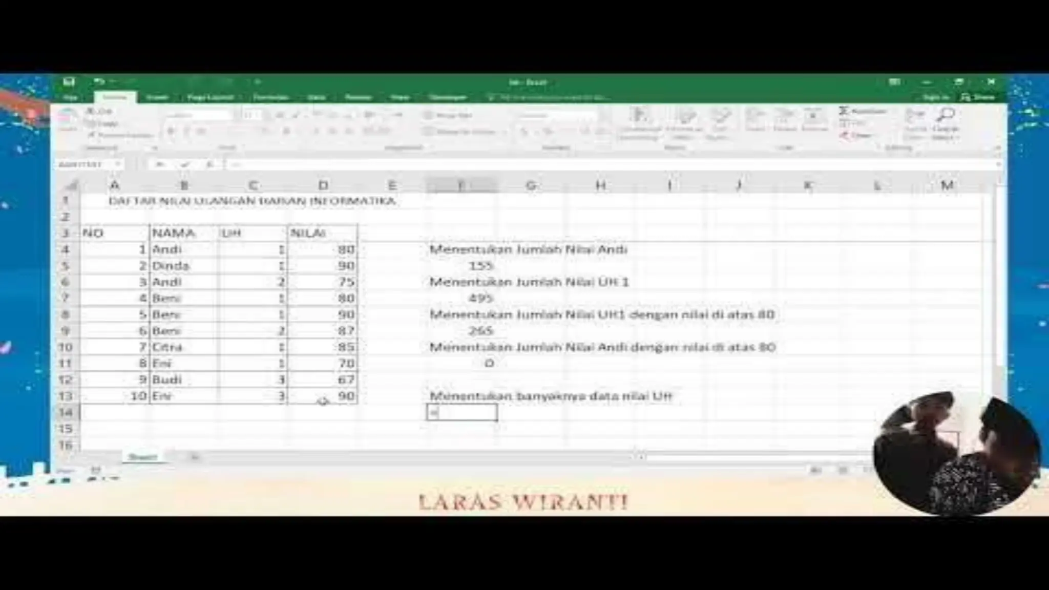 Excel (2)SUMIFS COUNTIFS PIVOT TABLE.pptx