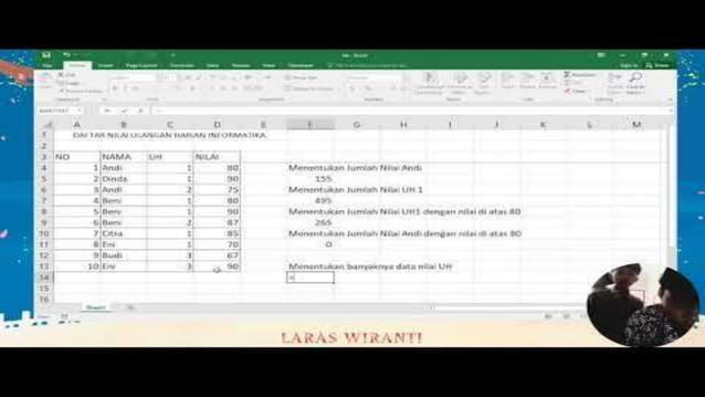 Excel (2)SUMIFS COUNTIFS PIVOT TABLE.pptx