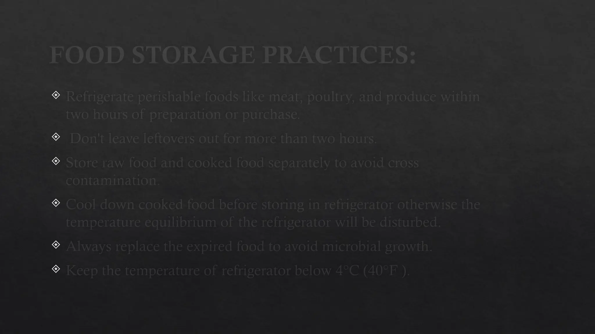 The role of temprature in keeping food safe | PPTX
