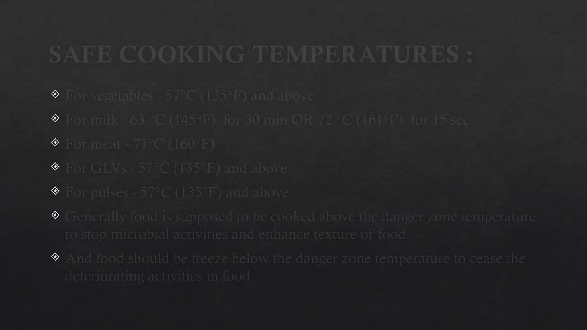 The role of temprature in keeping food safe | PPTX