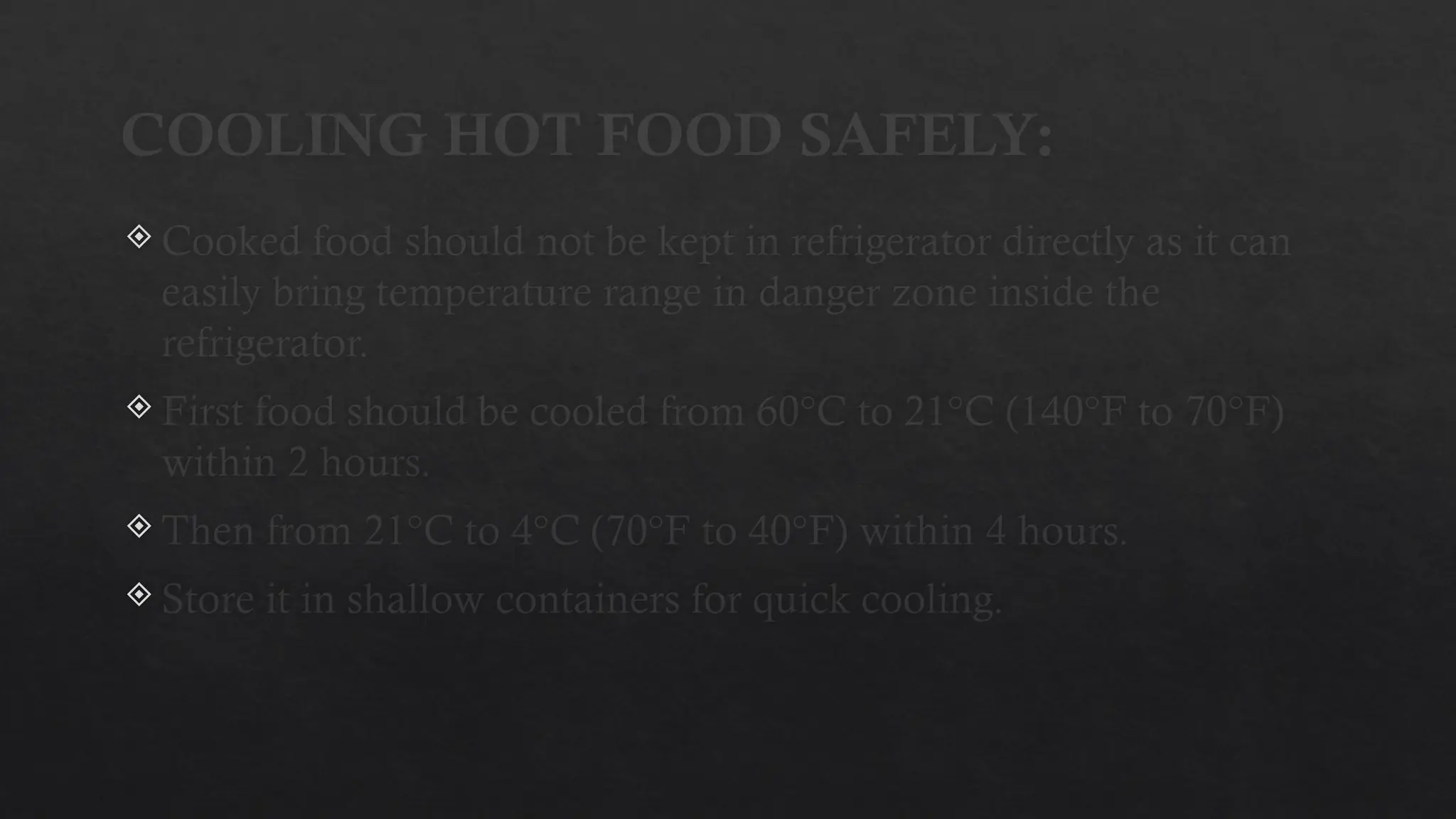 The role of temprature in keeping food safe | PPTX