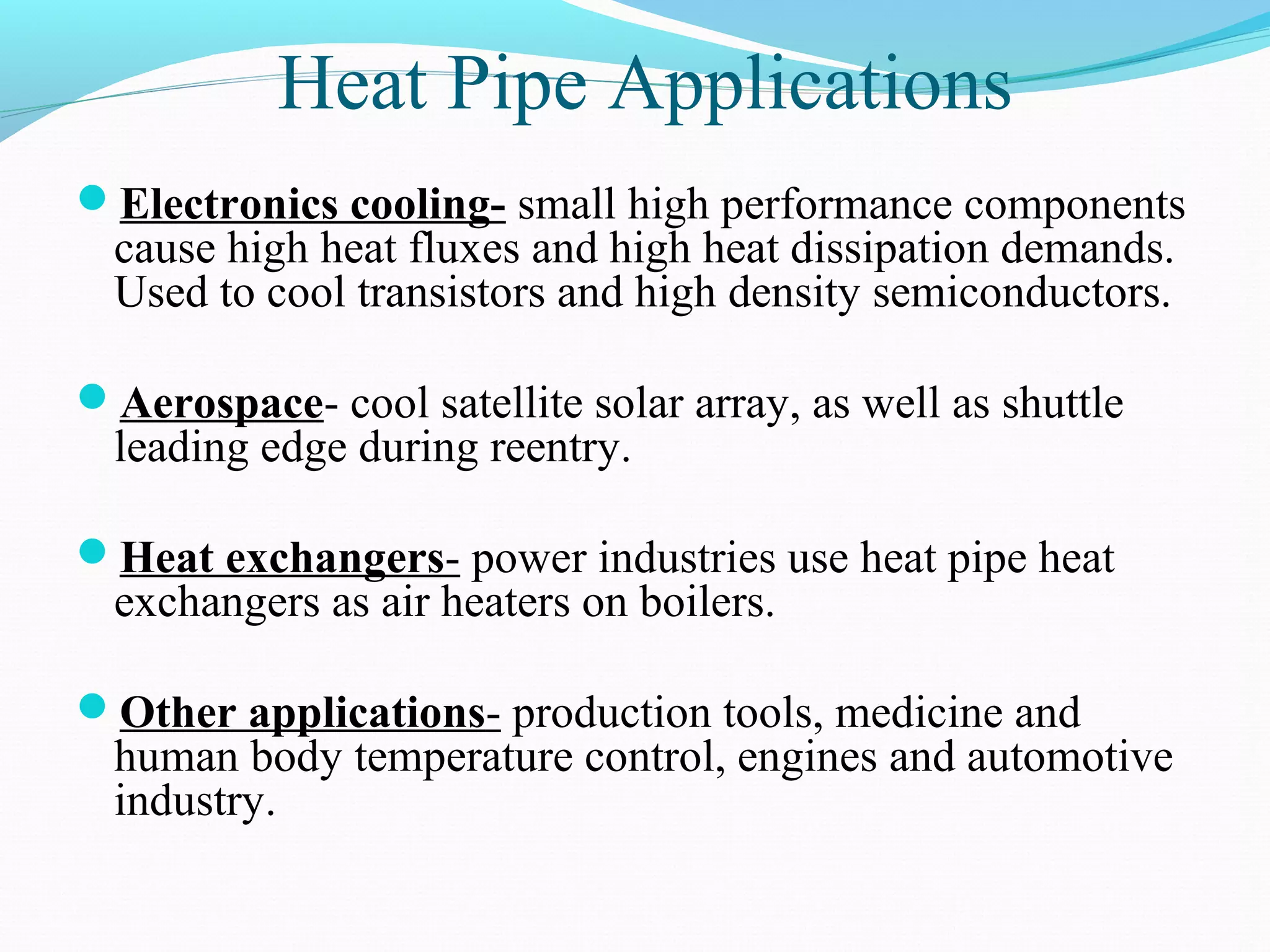 PPT on HEAT PIPES | PPT