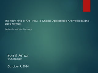 The Right Kind of API – How To Choose Appropriate API Protocols and ...