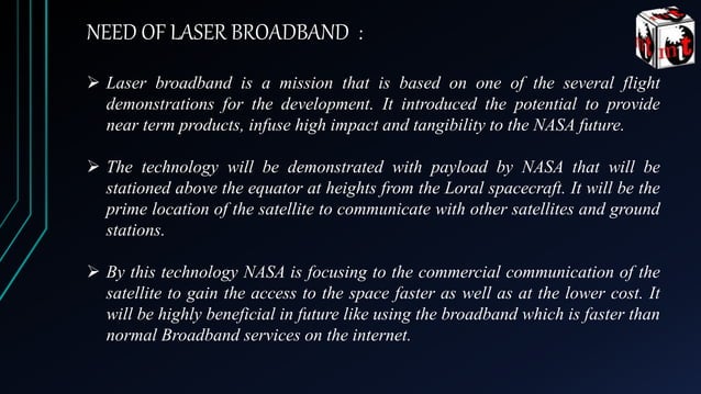 Laser Broadband By Sumita Giri | PPTX | Internet | Computing