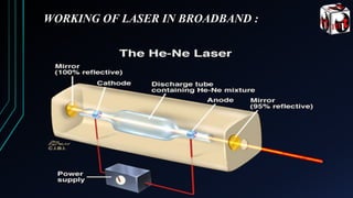 Laser Broadband By Sumita Giri | PPTX