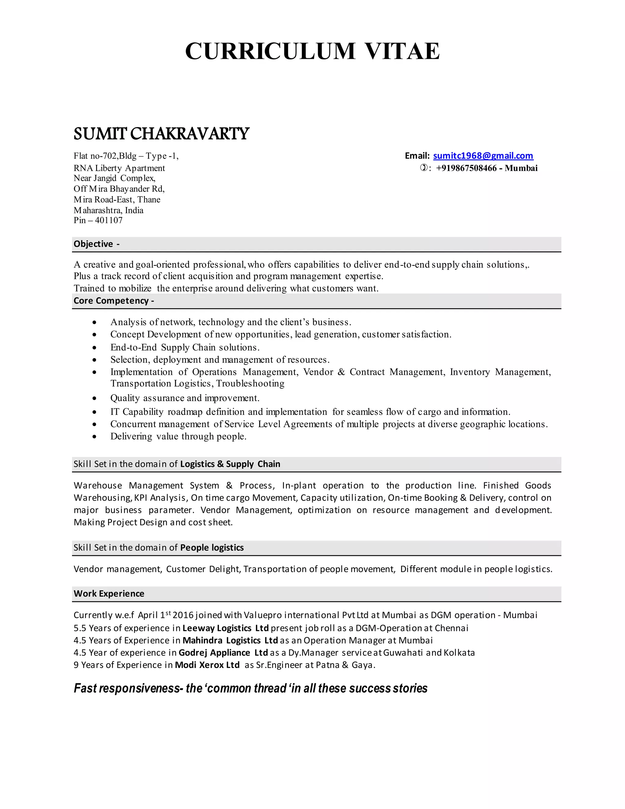 Sumit cv 16 | PDF