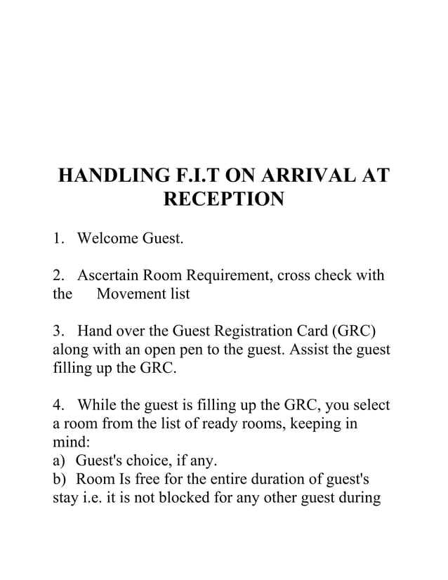 Sumit departure proc compleat | PDF