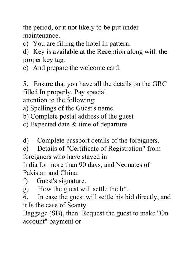 Sumit departure proc compleat | PDF