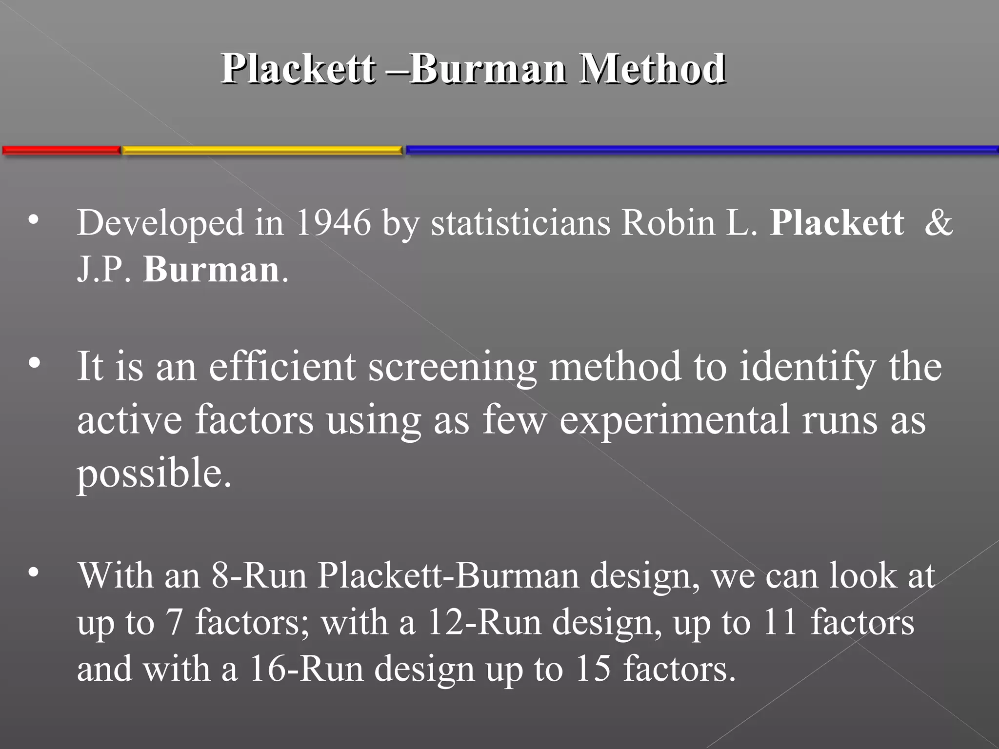 Optimization of process parameters | PPT