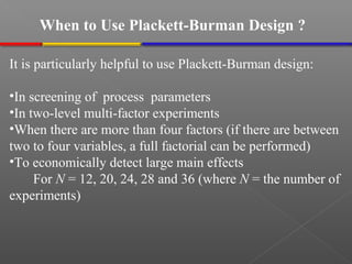 Optimization of process parameters | PPT