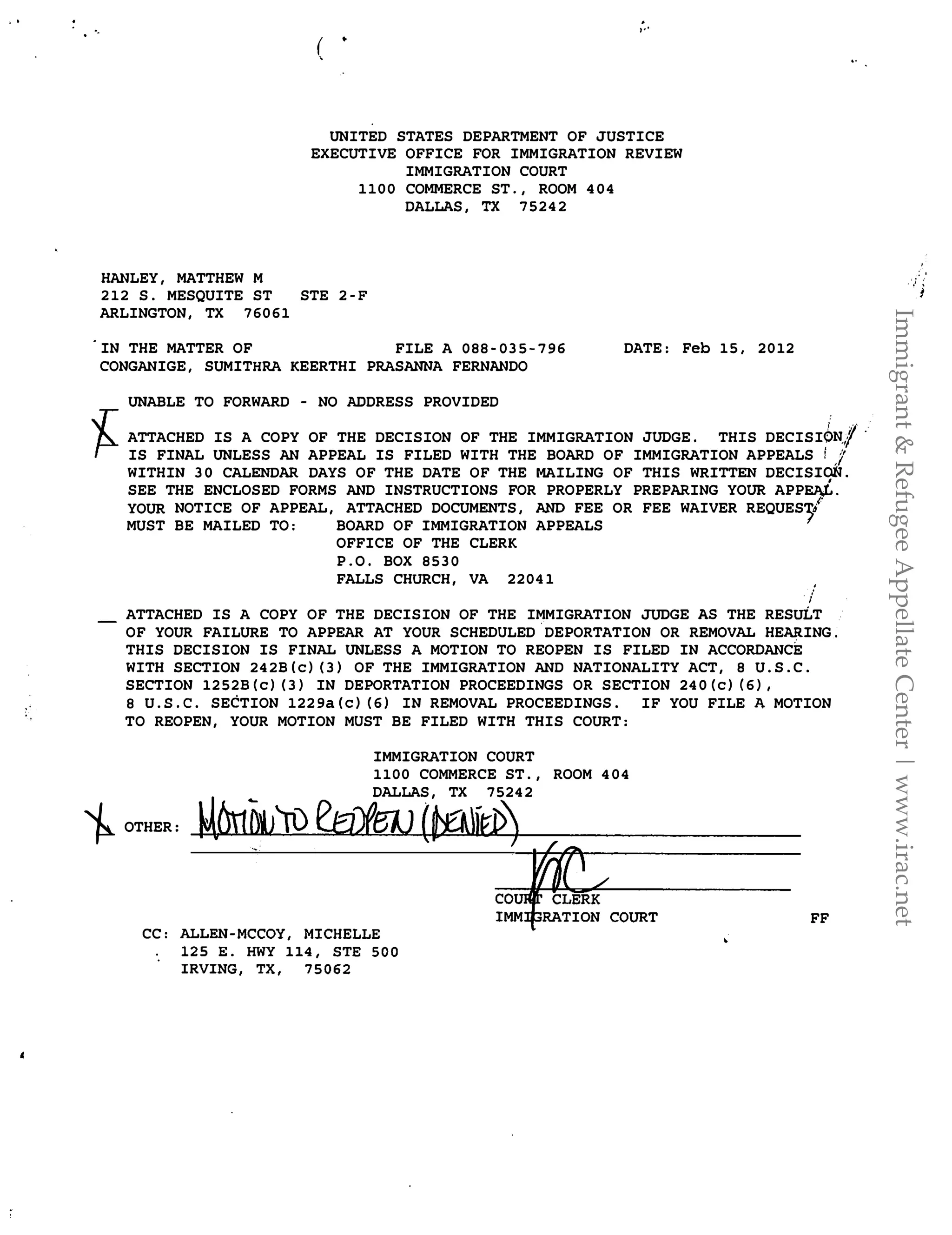 BIA Reversal 2 Judge James A Nugent | PDF