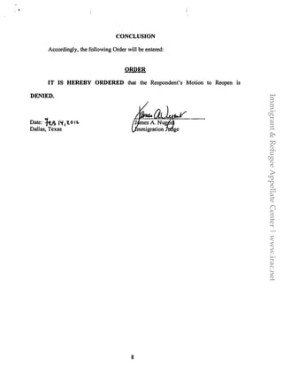 BIA Reversal 2 Judge James A Nugent | PDF