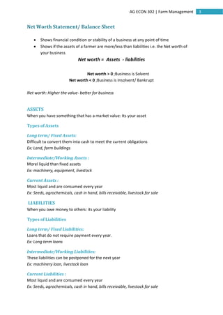 Farm Management, Production & Resource Economics | PDF