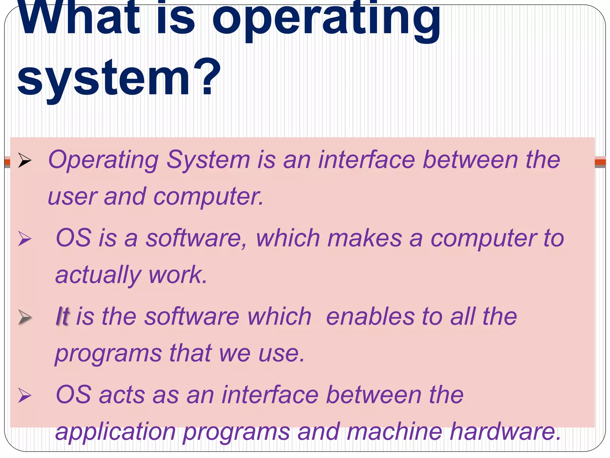 Library and Information Science (Operationg System) | PPT