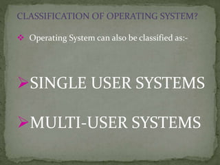 Library and Information Science (Operationg System) | PPT