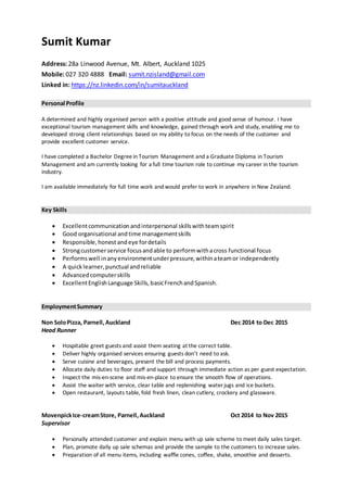Curriculum vitae | DOCX