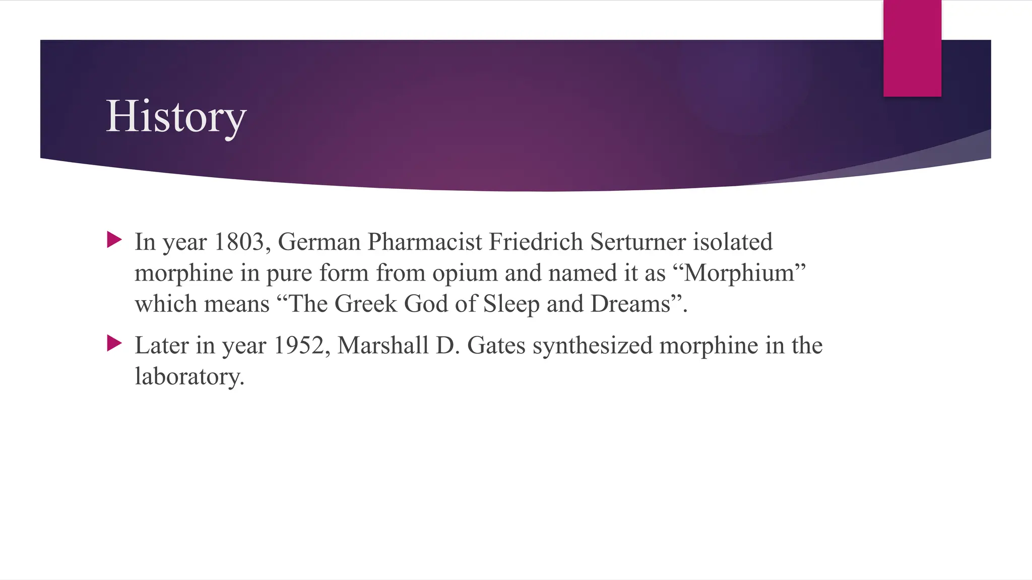 Basic overview and structural elucidation of Morphine | PPTX