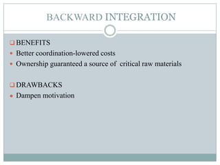 Backward Integration? | PPT