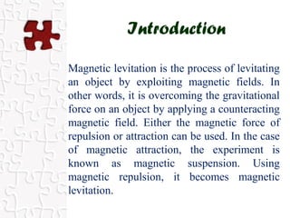 Magnetic Levitation | PPT