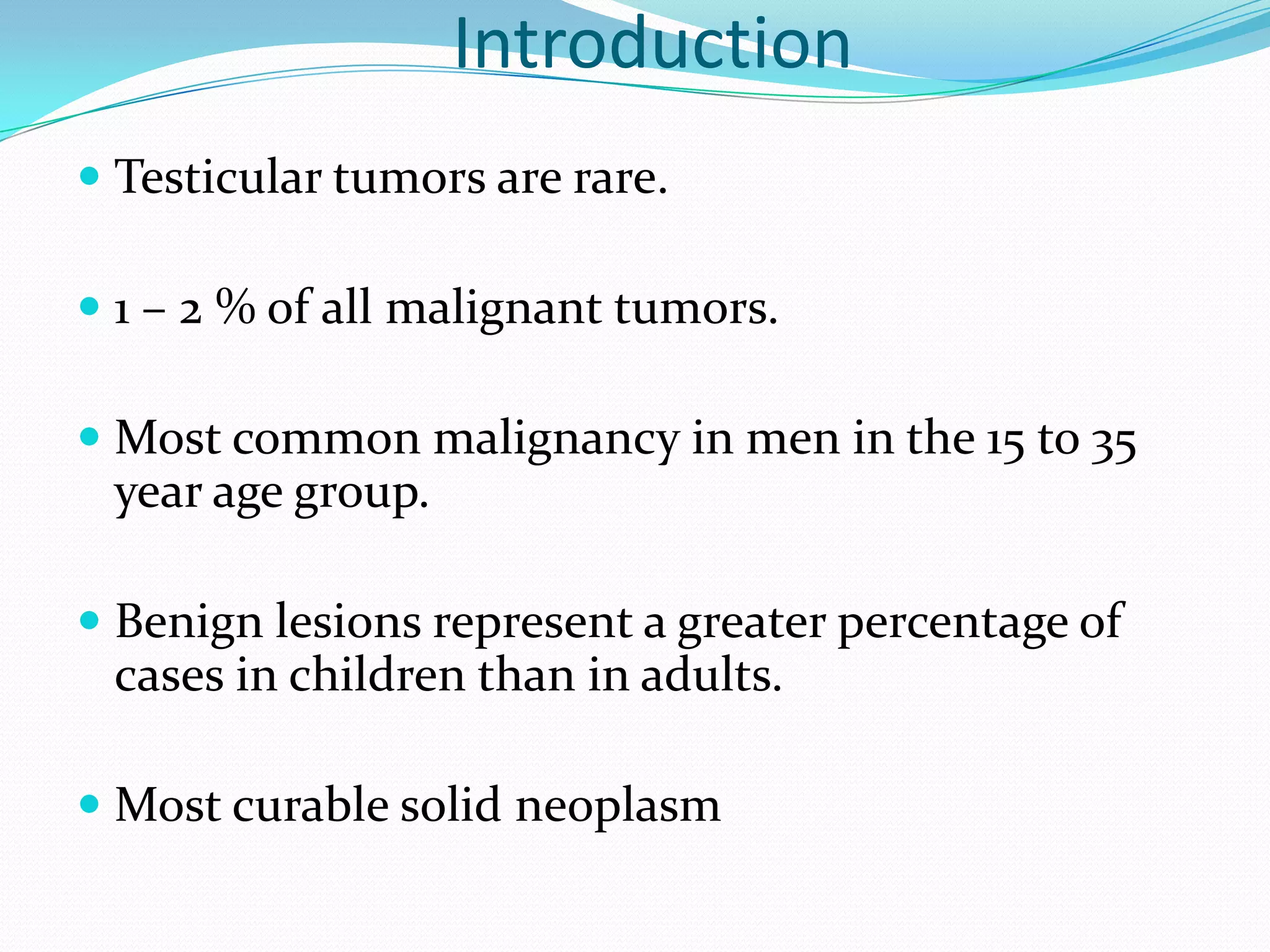 Sumit testicular tumors | PPTX